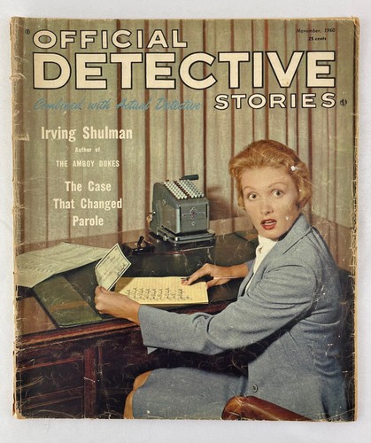 Official Detective Stories, November 1960, Vintage True Crime Stories ...
