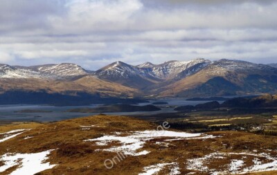 Photo 6x4 Loch Lomond Clayland View over the small cairn towards Loch ...