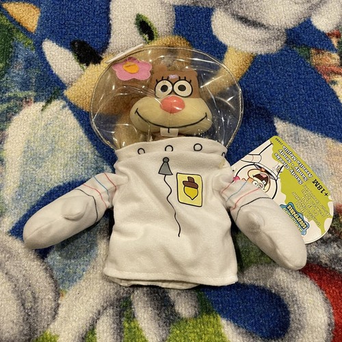 SpongeBob SquarePants SANDY Plush Toy Puppet Mattel 2004 Tagged 8” RARE ...