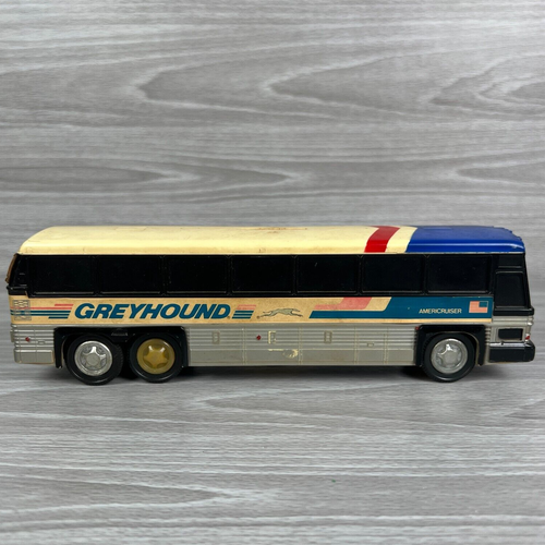 Vintage Greyhound Bus Americruiser Coin Bank Plastic Bus America ...