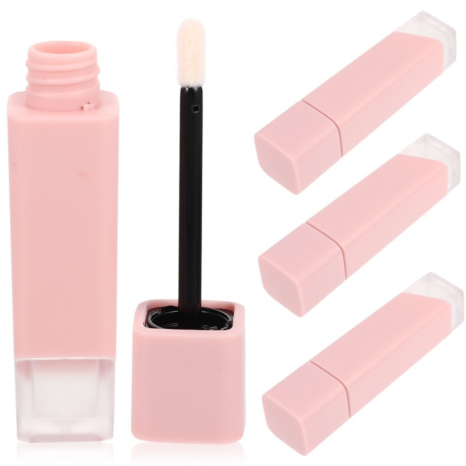 4 Pcs Cute Lip Gloss Tubes Empty Lipstick Container Plastic Bottle ...