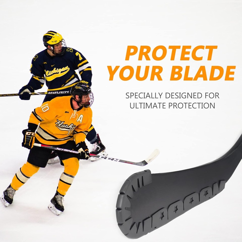 Ice Hockey Stick Protector Blade Wrap Guard Edge Cover for Off 2pcs | eBay