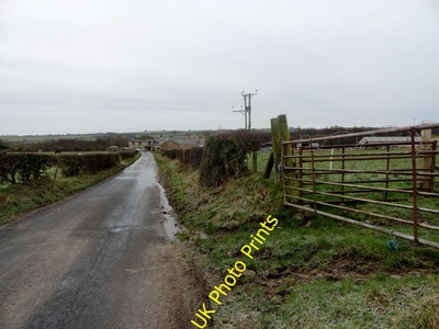 Photo 8x6 View down Knitsley Lane to High Knitsley Looking down this ...