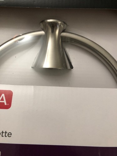 NEW NIB Delta Lahara Towel Ring 73846-SS STAINLESS STEEL FINISH | eBay