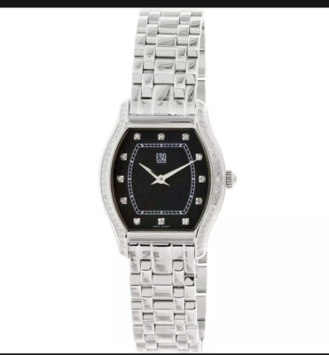 ESQ by Movado Women's Simone Silver Stainless-Steel Swiss Quartz Watch ...