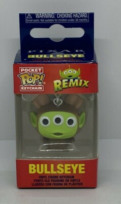 Bullseye - Pocket Pop Keychain Vinyl Figure - Alien Remix - Pixar | eBay UK