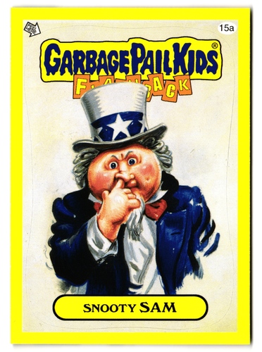 Snooty Sam GPK #15a Garbage Pail Kids US Army Flashback Series 3 2011 ...
