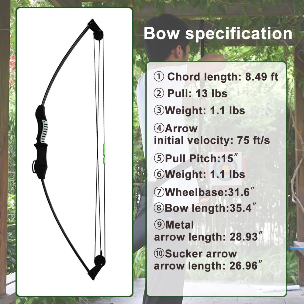 bow and arrow for teens beginner archery set for youth bow and arrow | eBay