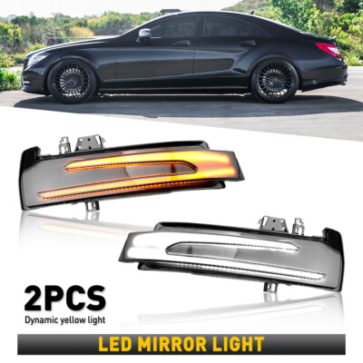 Sequential LED Side Mirror Turn Signal Light for Mercedes Benz C E S ...