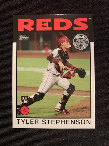 2021 Topps Tyler Stephenson 86 Topps #86B39 RC Rookie Card Cincinnati ...