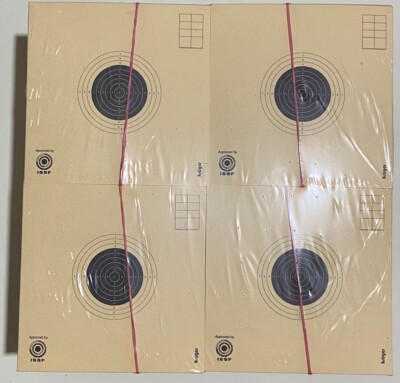 10x10cm Air Rifle 10 meters Targets Krüger ISSF 4x250/packs Kruger | eBay