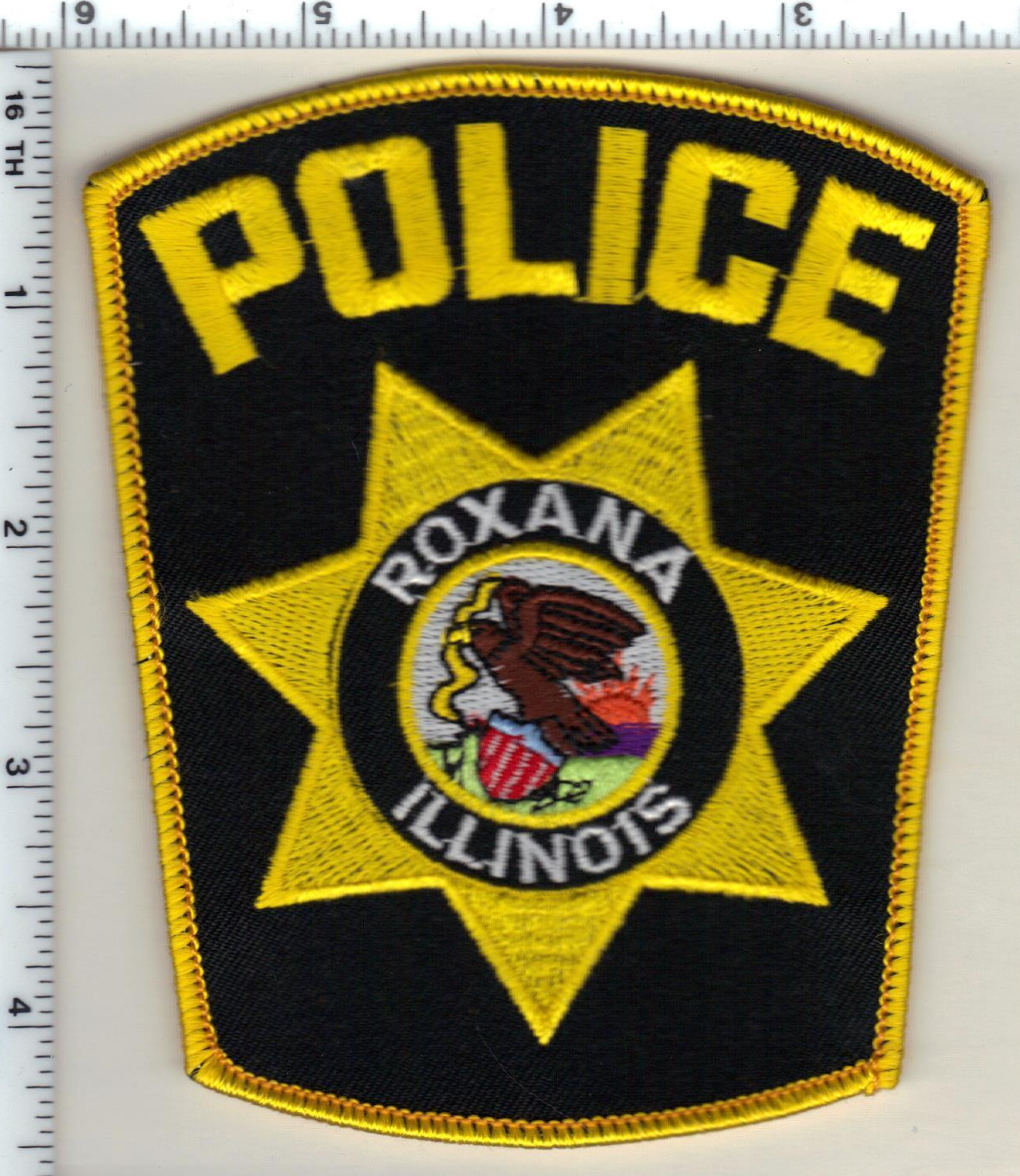 Roxana Police (Illinois) Shoulder Patch - new from 1991 | eBay