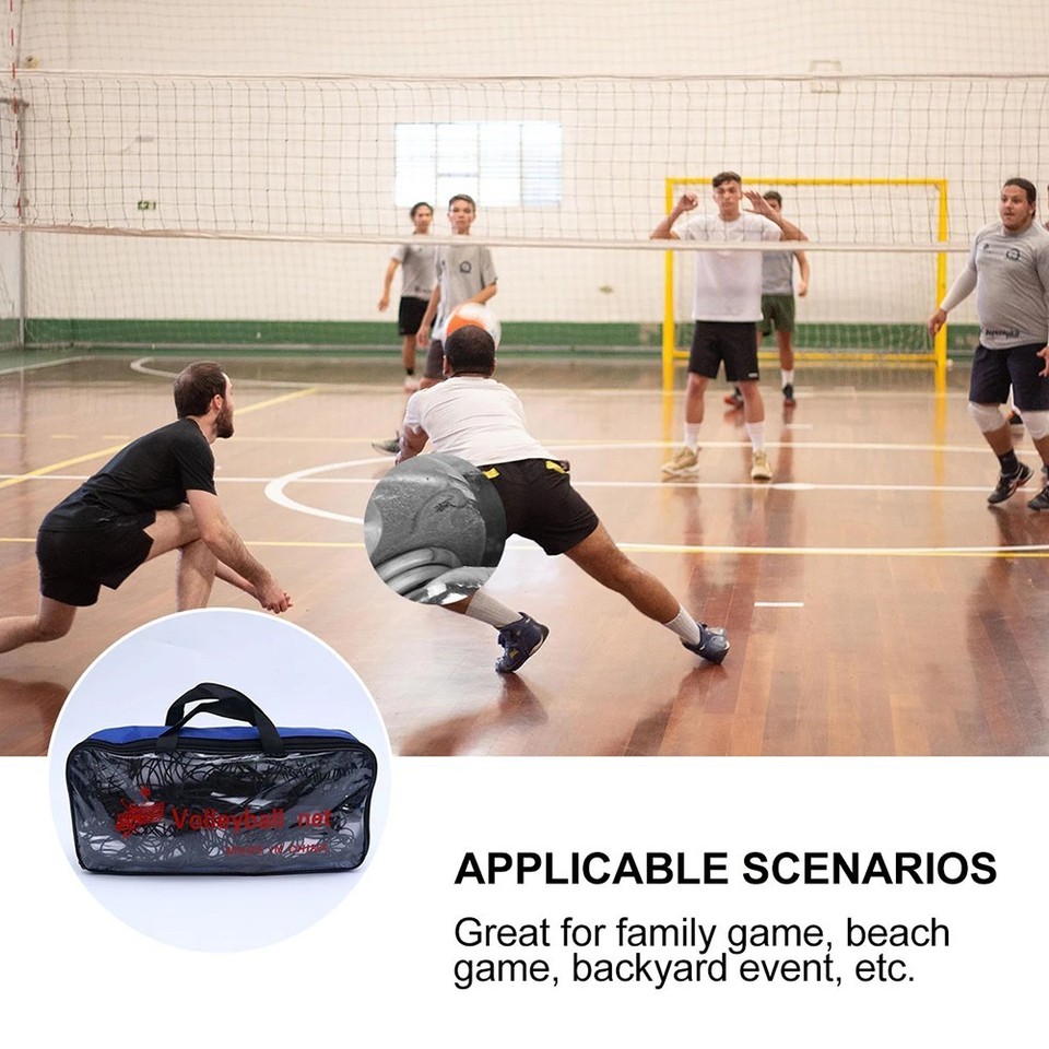 Brand New Volleyball Net For Backyard Professional 2.5mm Rope Dia Heavy ...