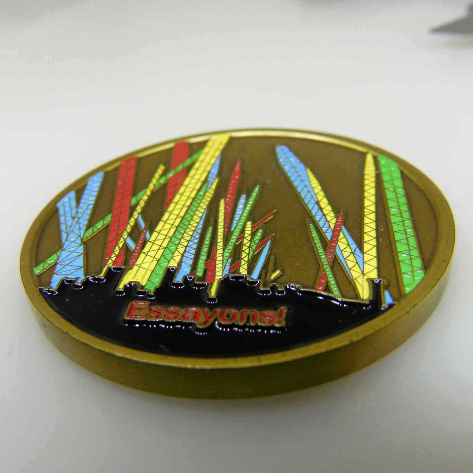 MISSISSIPPI VALLEY DIVISION HURRICANE PROTECTION OFFICE CHALLENGE COIN ...