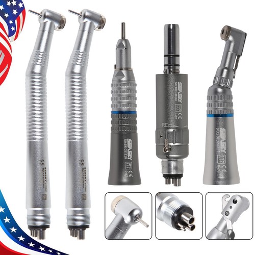 5X Dental High Speed Low Speed Handpiece Air Motor Contra Angle ...