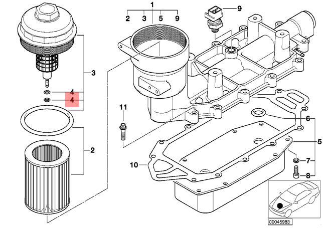 Genuine BMW 2Pcs O-Ring Hybrid X1 X3 X5 X6 Z3 Roadster Z4 E36 E38 ...