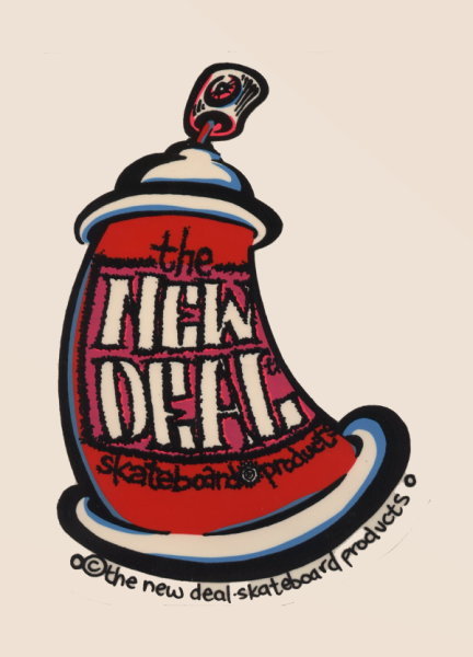 THE NEW DEAL SKATE SKATEBOARD SURF Recreated Decal from Original ...