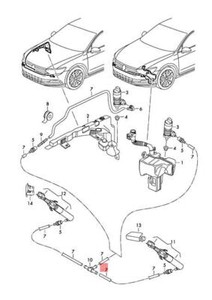 Genuine Pipe Line For Head Light Cleaning System Modify In Workshop ...
