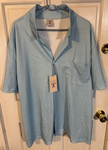 Aloha Tropical Short Sleeve Shirt Men Size 2 XL Teal New&&& | eBay