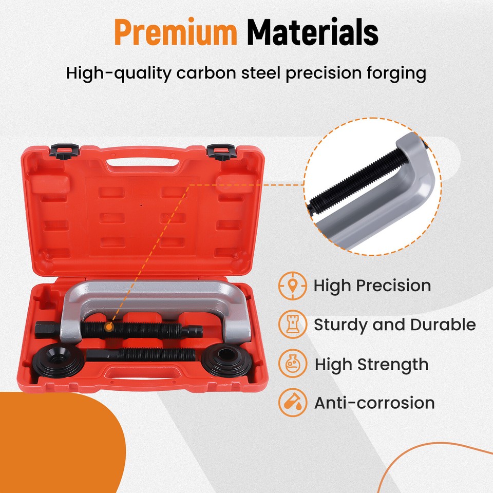 Extra Large Ball Joint Press Kit Wheel Bearing Press Kit Press Adapters ...