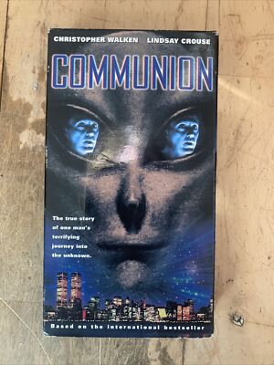 Communion (VHS 1998) Christopher Walken Lindsay Crouse Alien Abduction ...