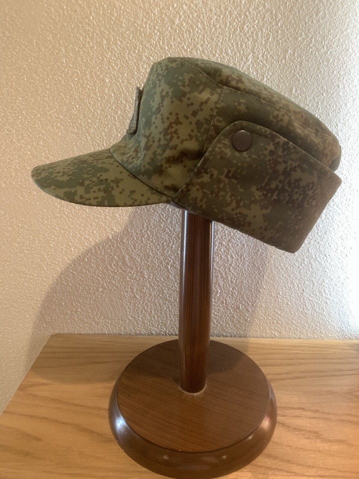 Abkhazia / Russian Army EMR Camo Winter Field Cap Sz 58 Dated 2013 Rare ...