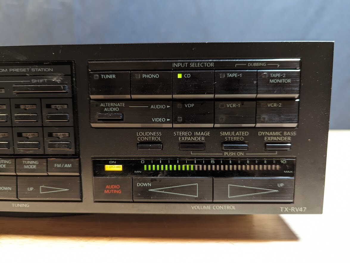 Onkyo Receiver TX-RV47 Computer Controlled AV Tuner Amplifier Vintage ...