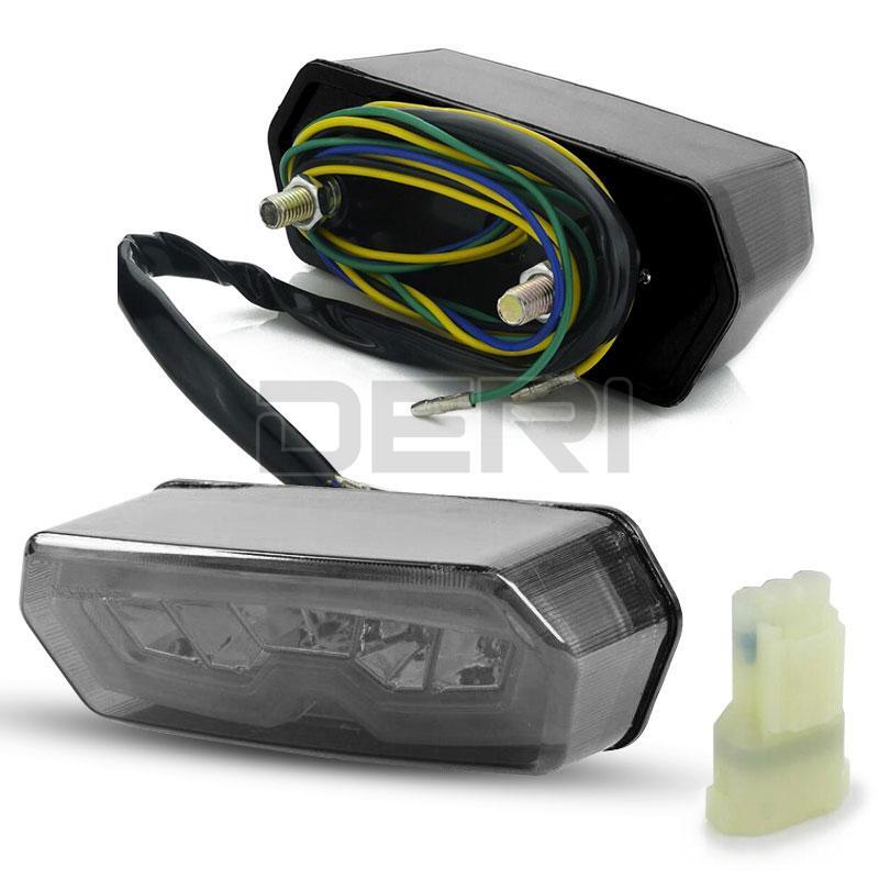 Motorcycle LED Brake Tail Light Integrated Turn Signal For Honda ...