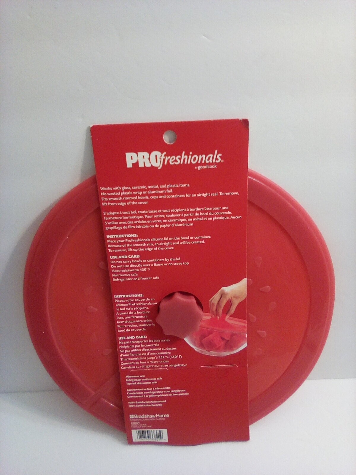 4 PROfreshionals Silicone Covers Lids by GoodCook Green Orange Red ...