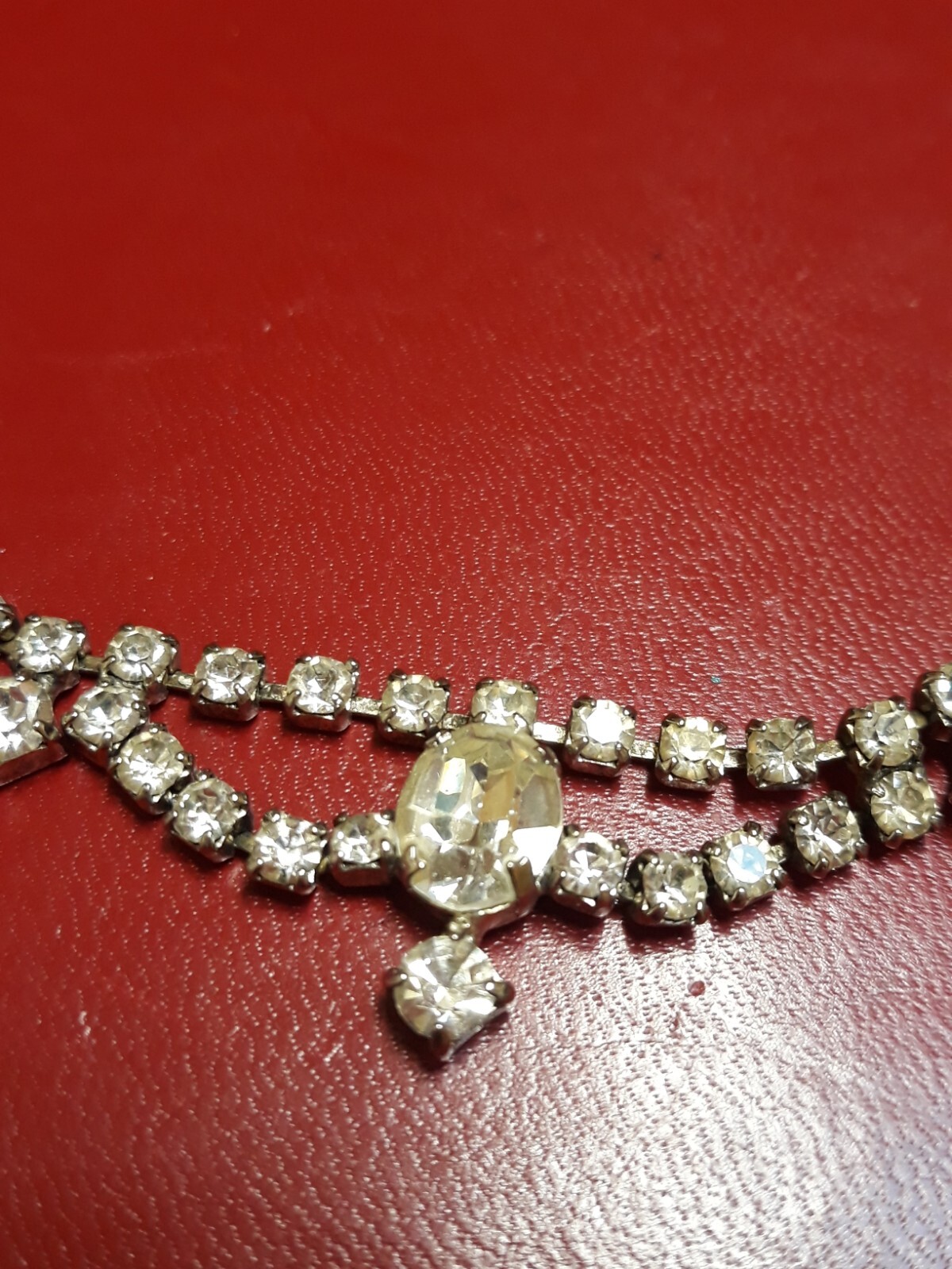 Genuine 1950s Rhinestone Necklace. | eBay Australia