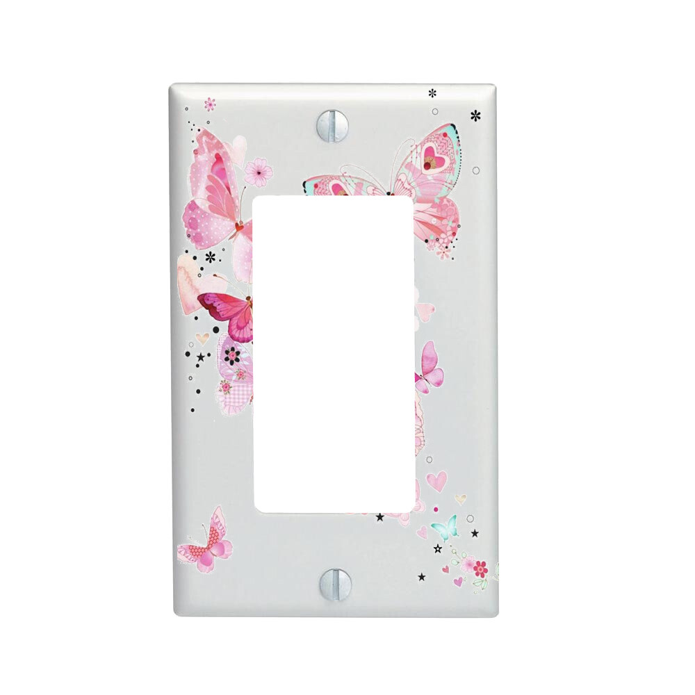 Spiral Butterflies Light Switch Cover, Home Decor, Night Light, Cabinet ...