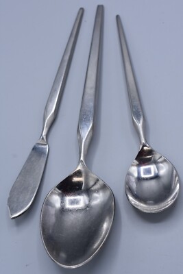 Stanley Roberts RAVENNA Serving Spoon Sugar Spoon Master Butter Knife 3-Pc Set | eBay