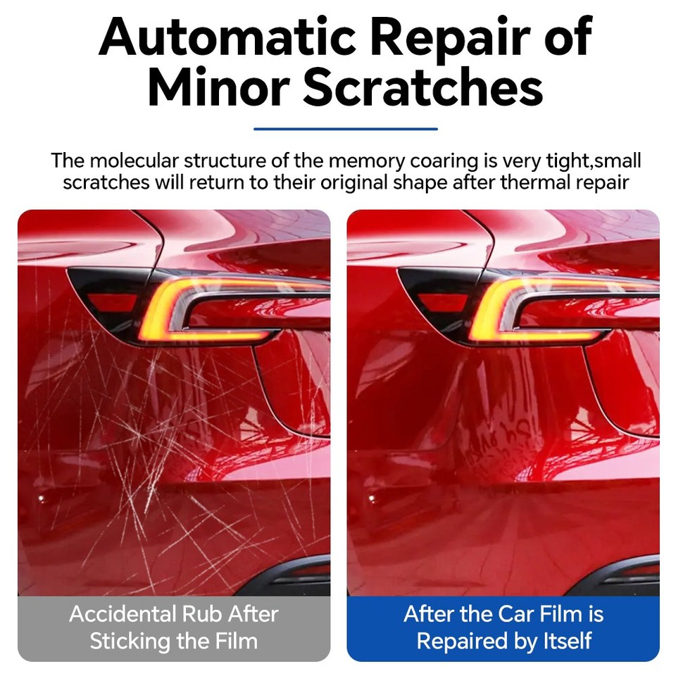 Tesla Model 3 2024-2026 Front Bumper Precut PPF Kit Clear Paint ...