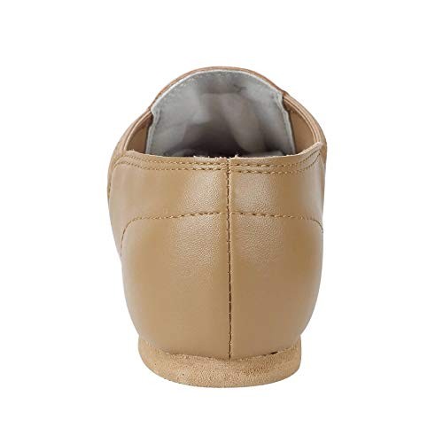 LINODES UNISEX 006 PU LEATHER UPPER SLIP-ON JAZZ SHOE MEN 6.5/WOMEN 7 - BROWN | eBay