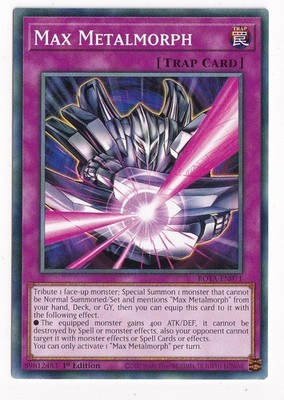Yu-Gi-Oh! Max Metalmorph Common ROTA-EN071 Lightly Played 1st Edition ...
