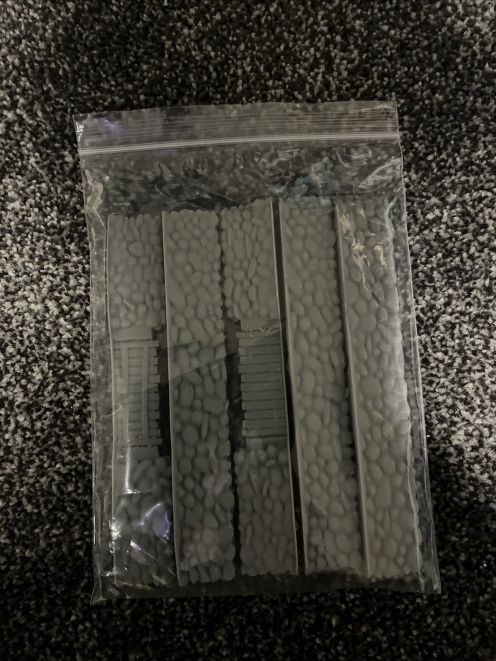 OO Gauge 1:76 Scale Stone Wall Set - HO Compatible Model Railway ...