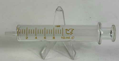 10ml Glass Syringes Injector Farm Veterinary Use Laboratory Glassware ...