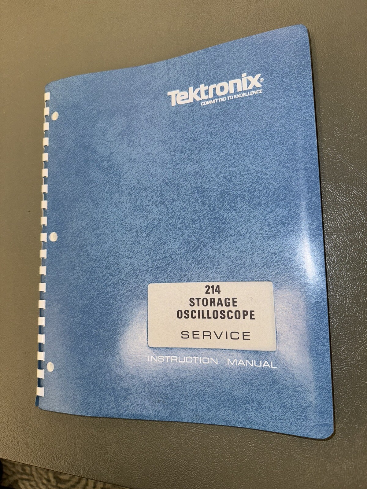 Tektronix 214 Storage Oscilloscope Service Instruction Manual | eBay