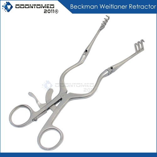 Beckman Weitlaner Retractors With Hinged Blades Blunt 8.5" 3X4 Teeth | eBay