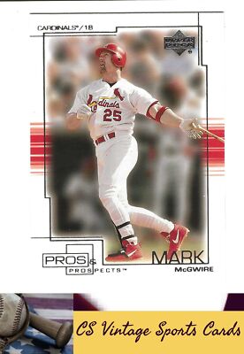 2001 Upper Deck Pros & Prospects #53 Mark McGwire | eBay
