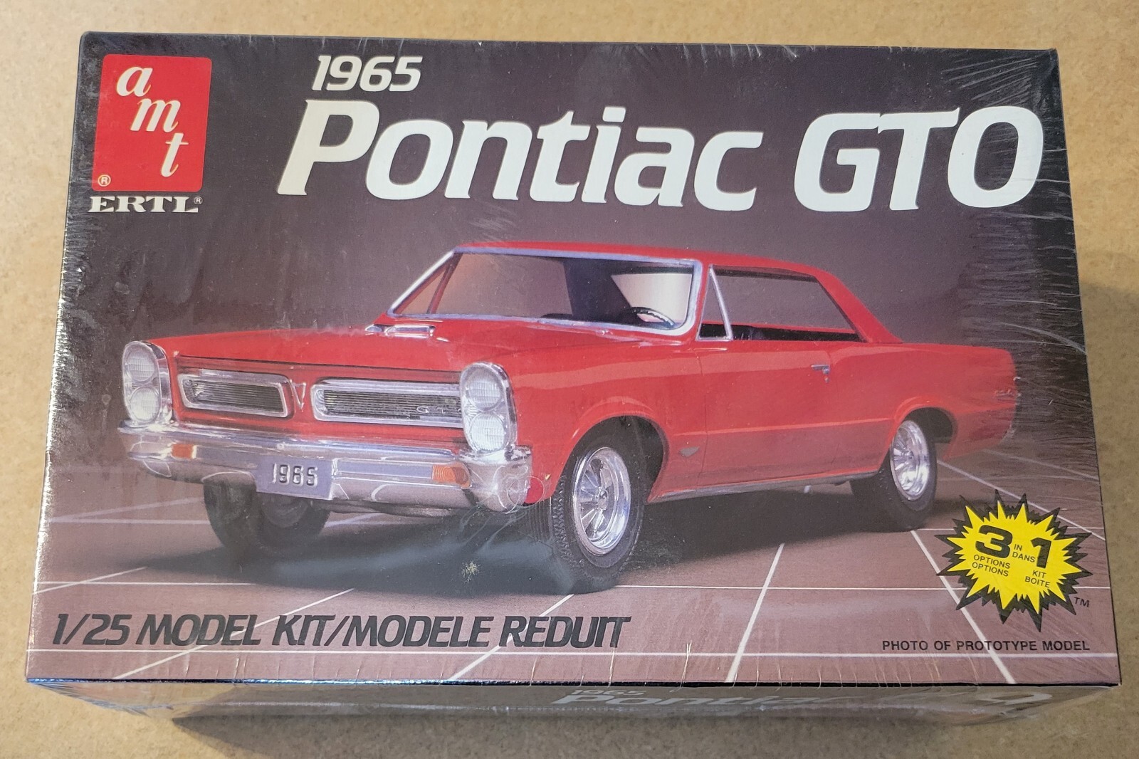 Vintage SEALED! AMT Pontiac GTO Model Kit in 1/25 - 1985 Issue | eBay