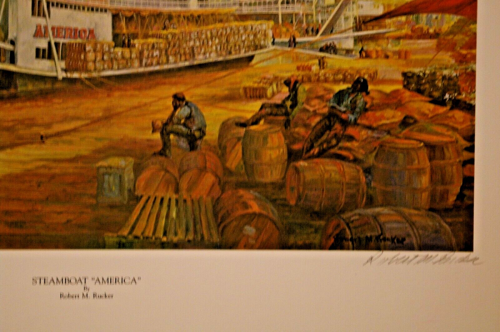 Robert Rucker "Steamboat America" Signed & Numbered Print | eBay