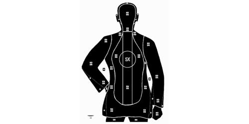 Official NRA B-21X [B21X] LE Silhouette Targets [35" x 45"] (50 targets ...