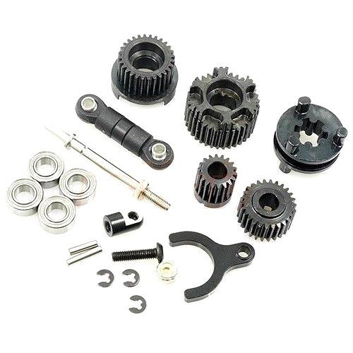 SCX10 II KIT CONVERSIONE TRASMISSIONE 2 VELOCITA' PER AXIAL SCX10II XS ...