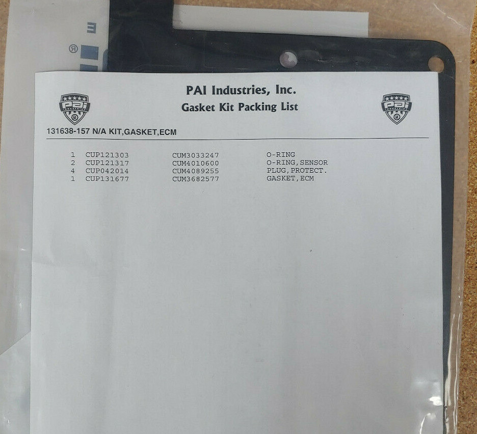 Upper Head Gasket Kit for Cummins ISX. PAI# 132058 Cummins Ref ...