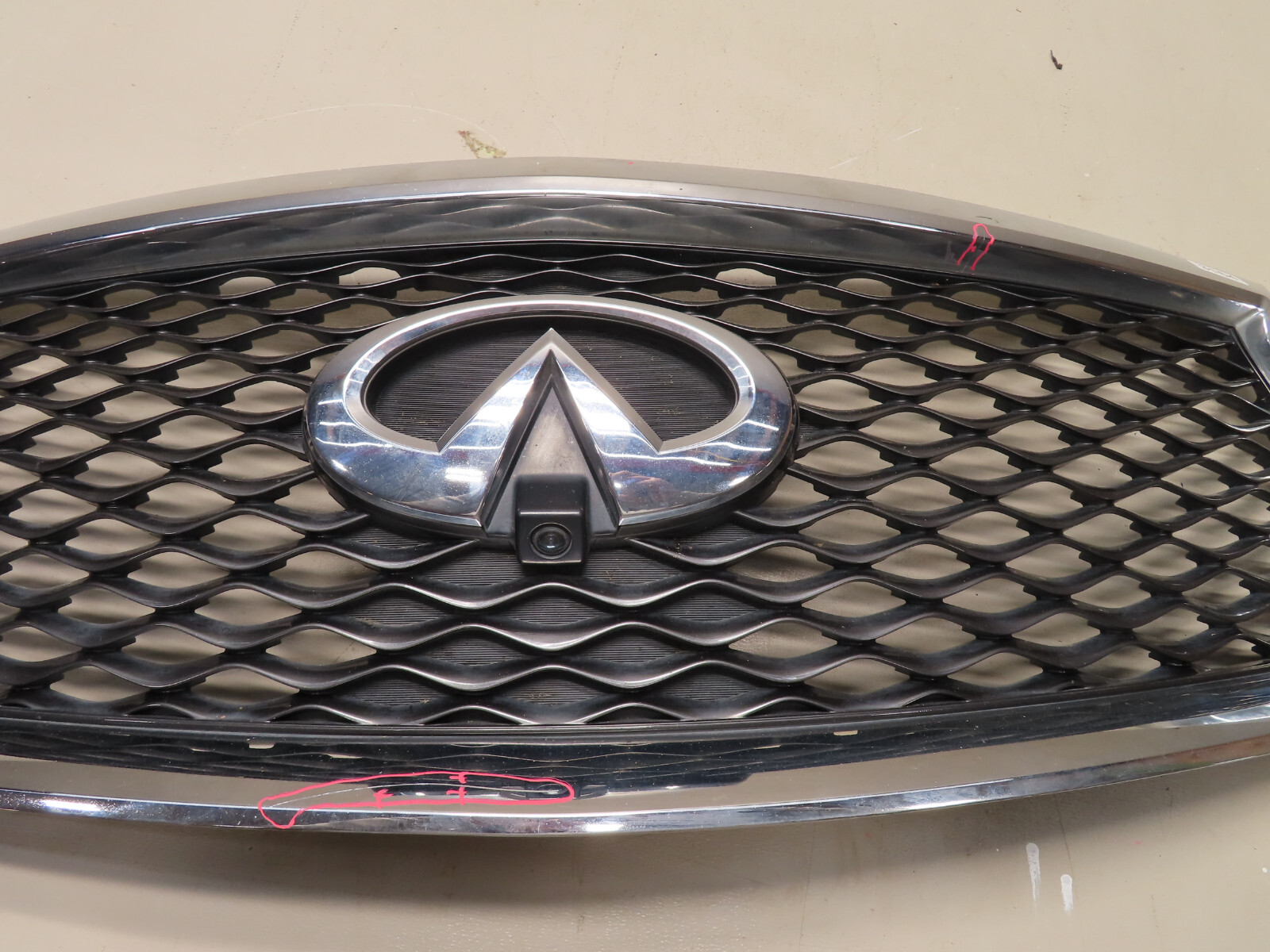 2016-2020 Infiniti QX60 Front Bumper Upper Grille Grill With Camera ...