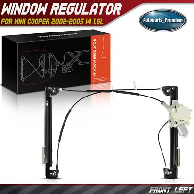 Power Window Regulator with Motor for Mini Cooper 02-05 1.6L Front Left ...