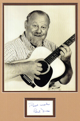Ives, Burl: Autographed 8"x10" photo / still – {b} Burl Ives - MATTED ...