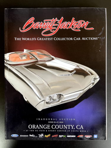 Barrett Jackson 2010 Orange County Auction Catalog Collector Cars Rare ...