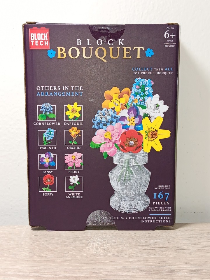 *FREE SHIP* PEONY Block Bouquet Botanical Block Tech Set "LEGO" | eBay